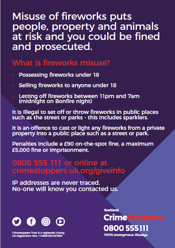 Stop our area becoming a firework hotspot – The NEN – North Edinburgh News