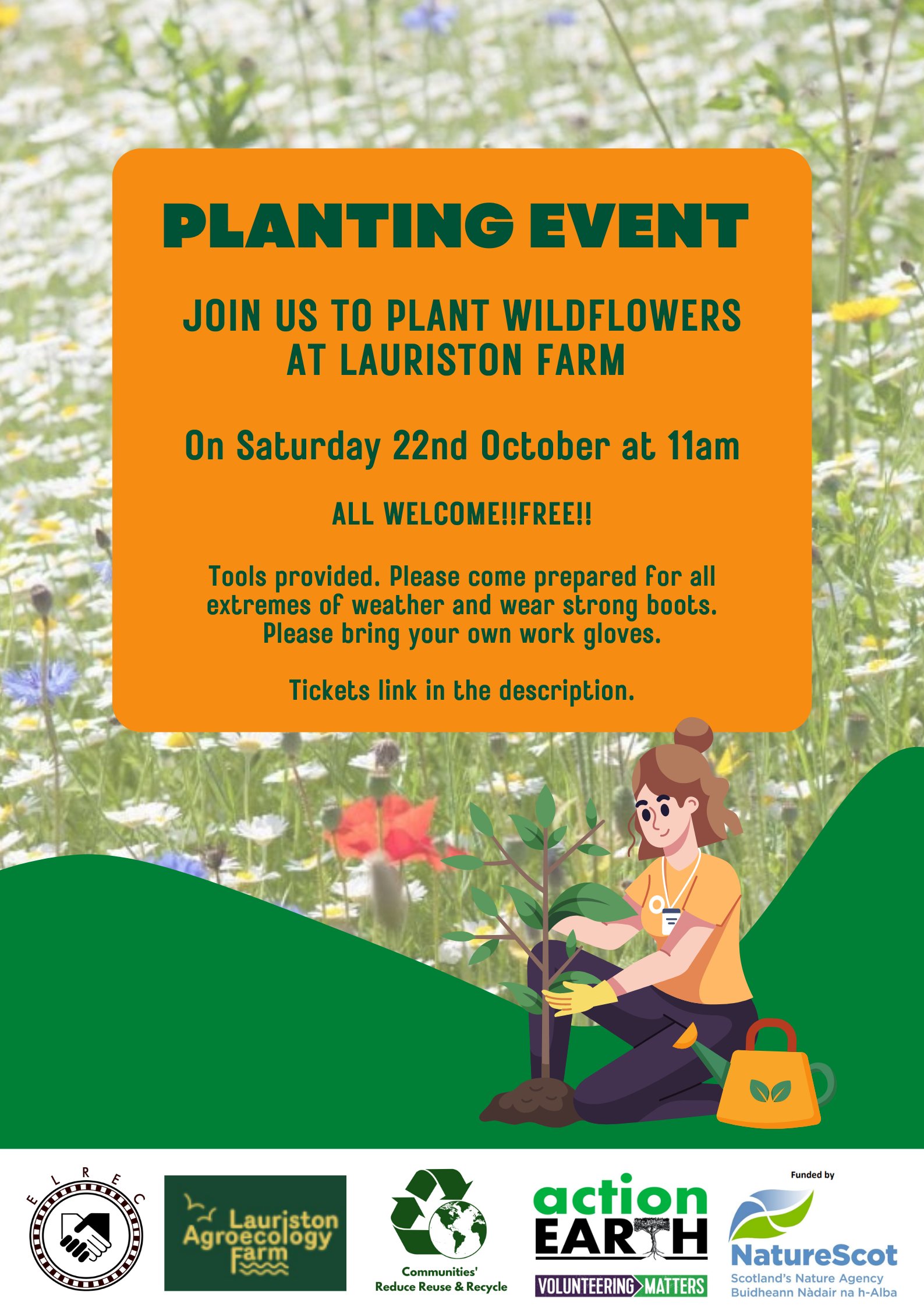 Plant wildflowers at Lauriston Farm – The NEN – North Edinburgh News
