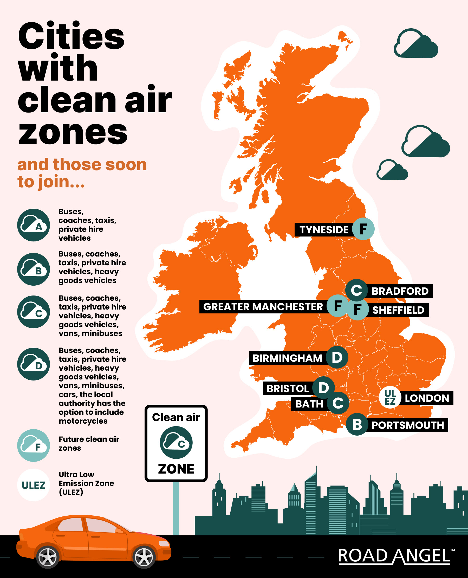 Three more UK cities introduce clean air zones – The NEN – North ...