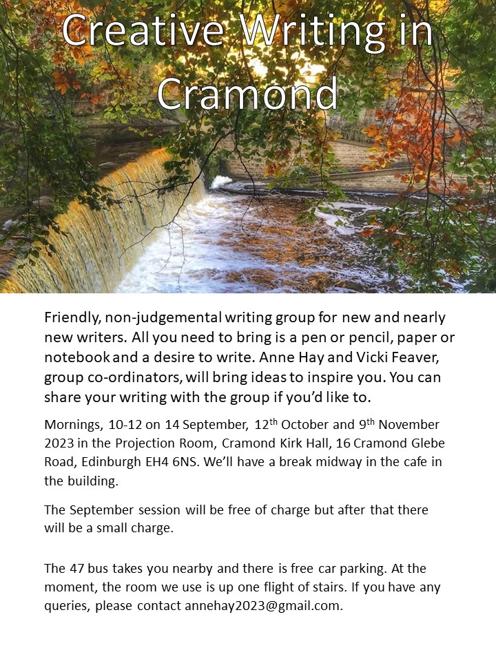 Creative Writing in Cramond – The NEN – North Edinburgh News