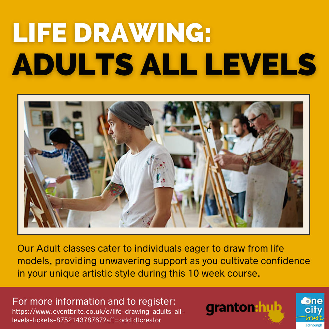 Life Drawing course at Granton:Hub – The NEN – North Edinburgh News