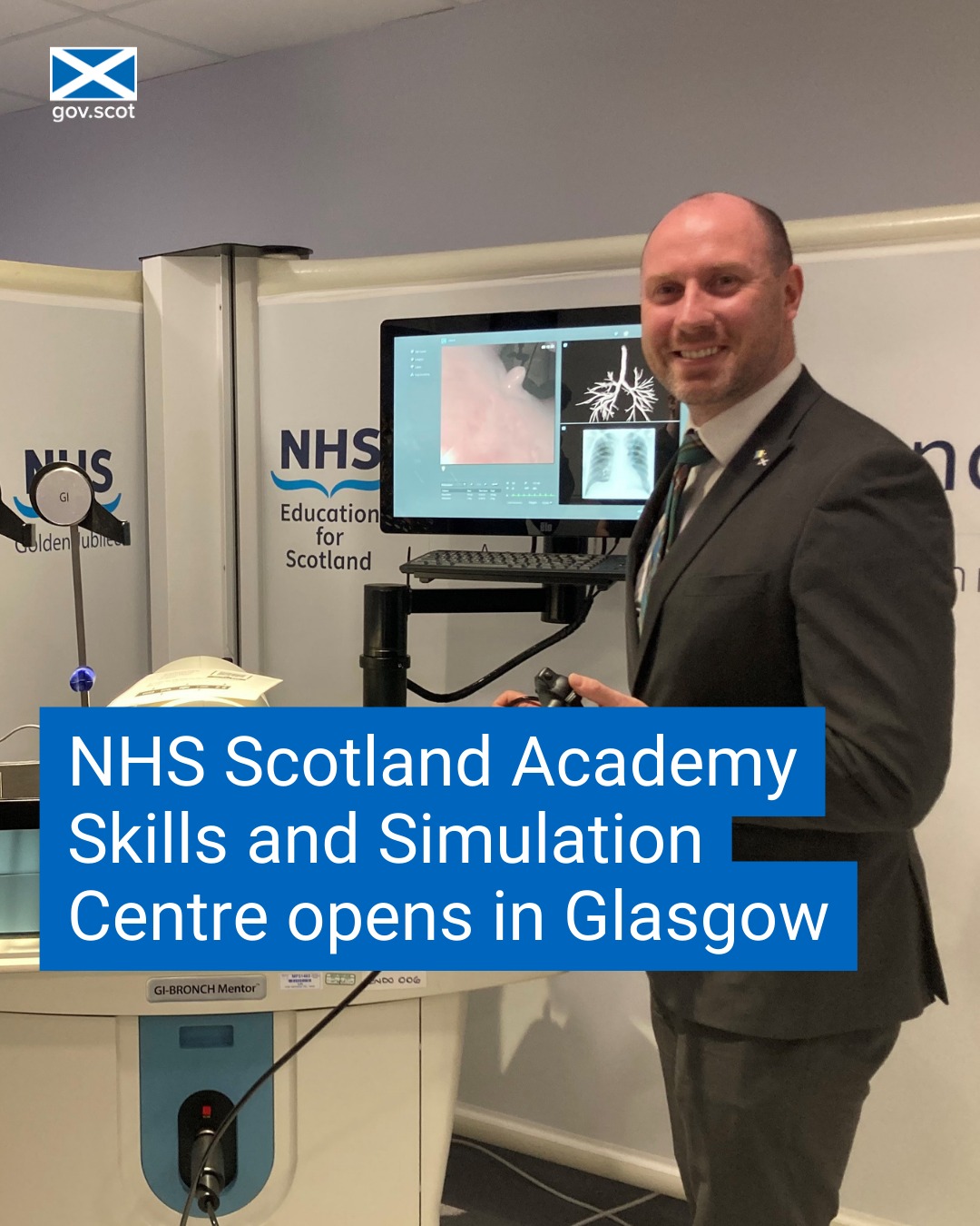 Health Secretary opens new training facility for NHS Scotland workforce ...