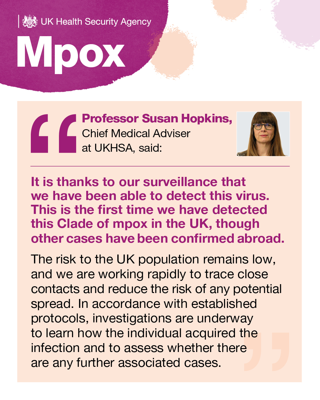 First case of MPOX detected in UK – The NEN – North Edinburgh News