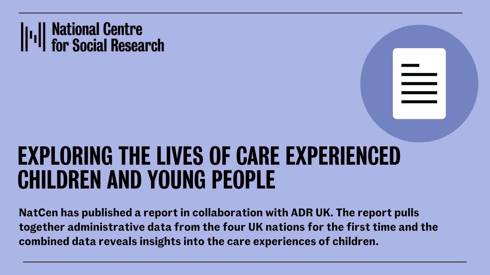 New report reveals long-term outcomes for UK care-experienced children ...