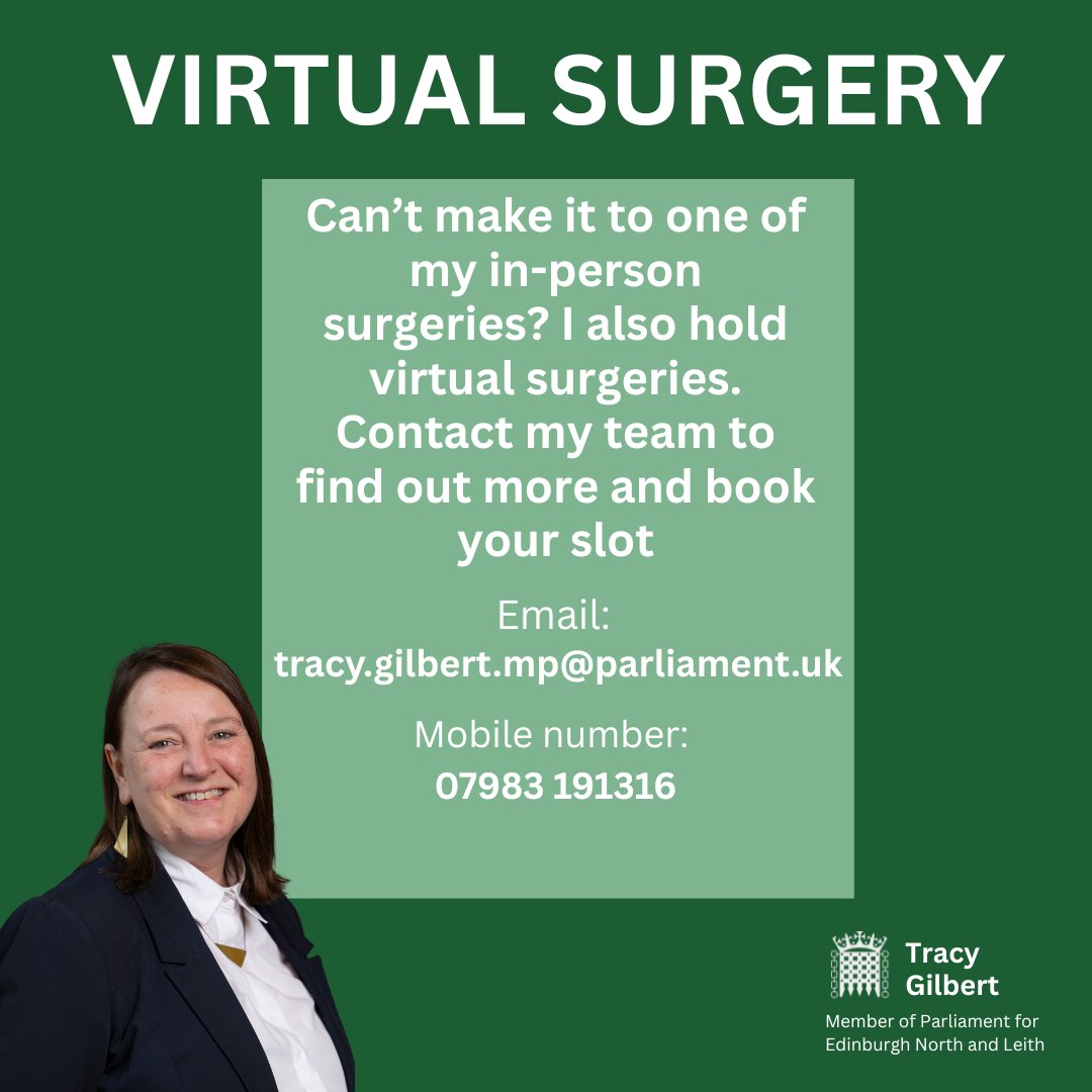 Tracy Gilbert: Virtual Surgeries – The NEN – North Edinburgh News
