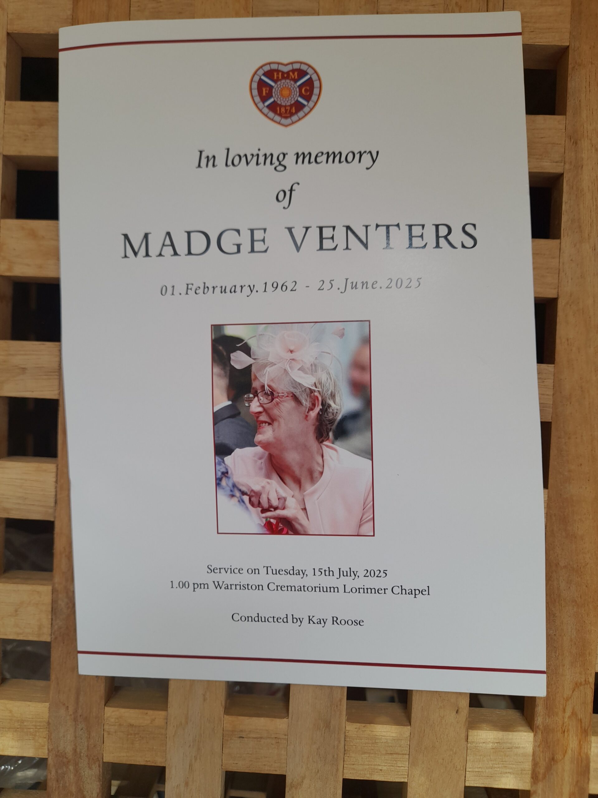 Saying Goodbye to Madge – The NEN – North Edinburgh News