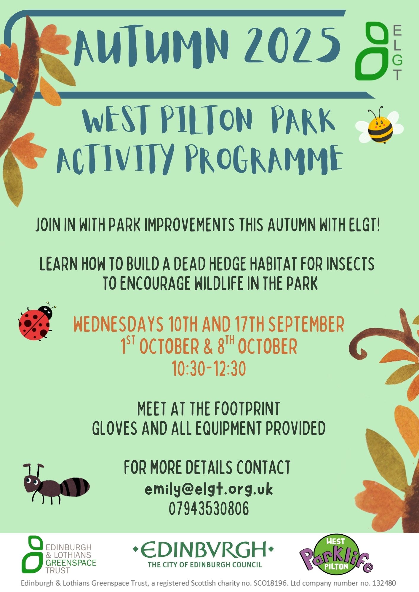 ELGT: West Pilton Park activities – The NEN – North Edinburgh News