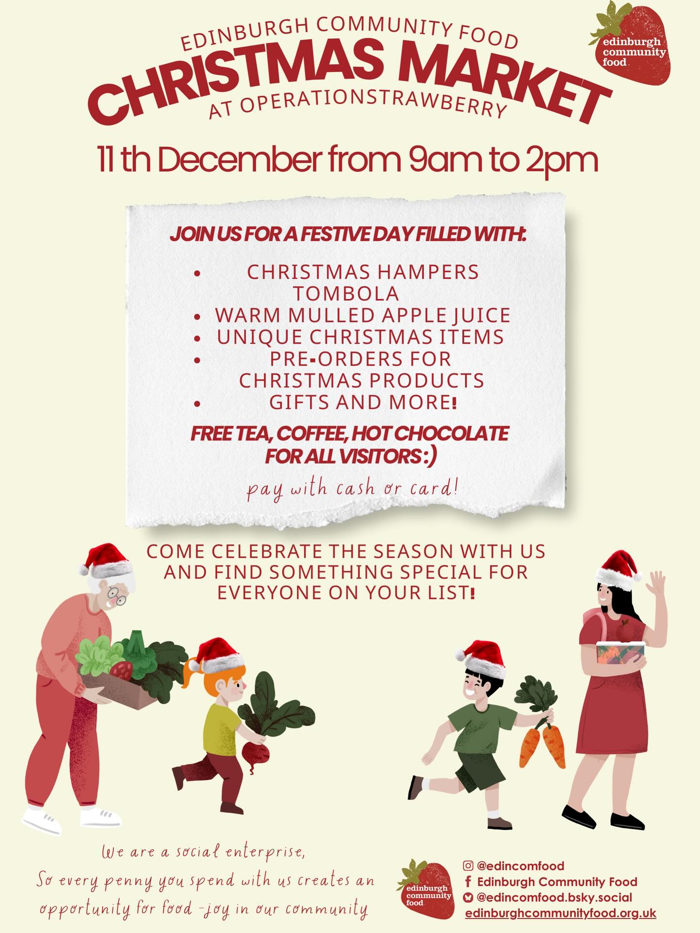 Edinburgh Community Food Christmas Market – The NEN – North Edinburgh News