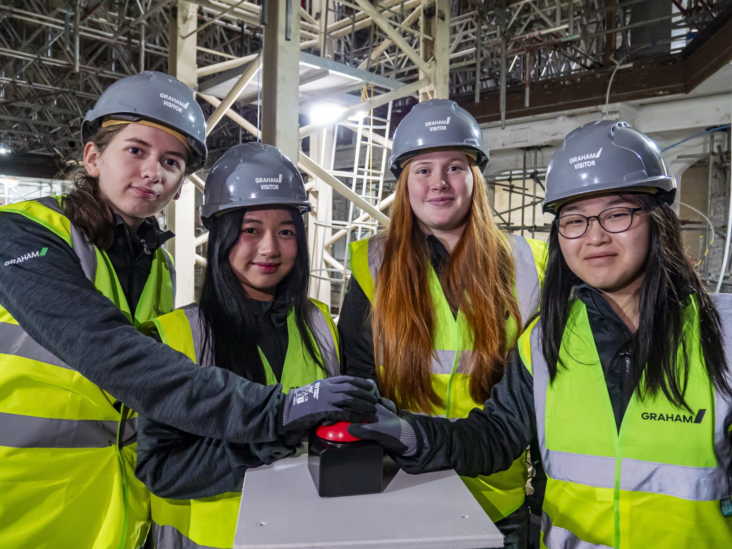 Edinburgh pupils light up the city skyline at The Jenners Building ...