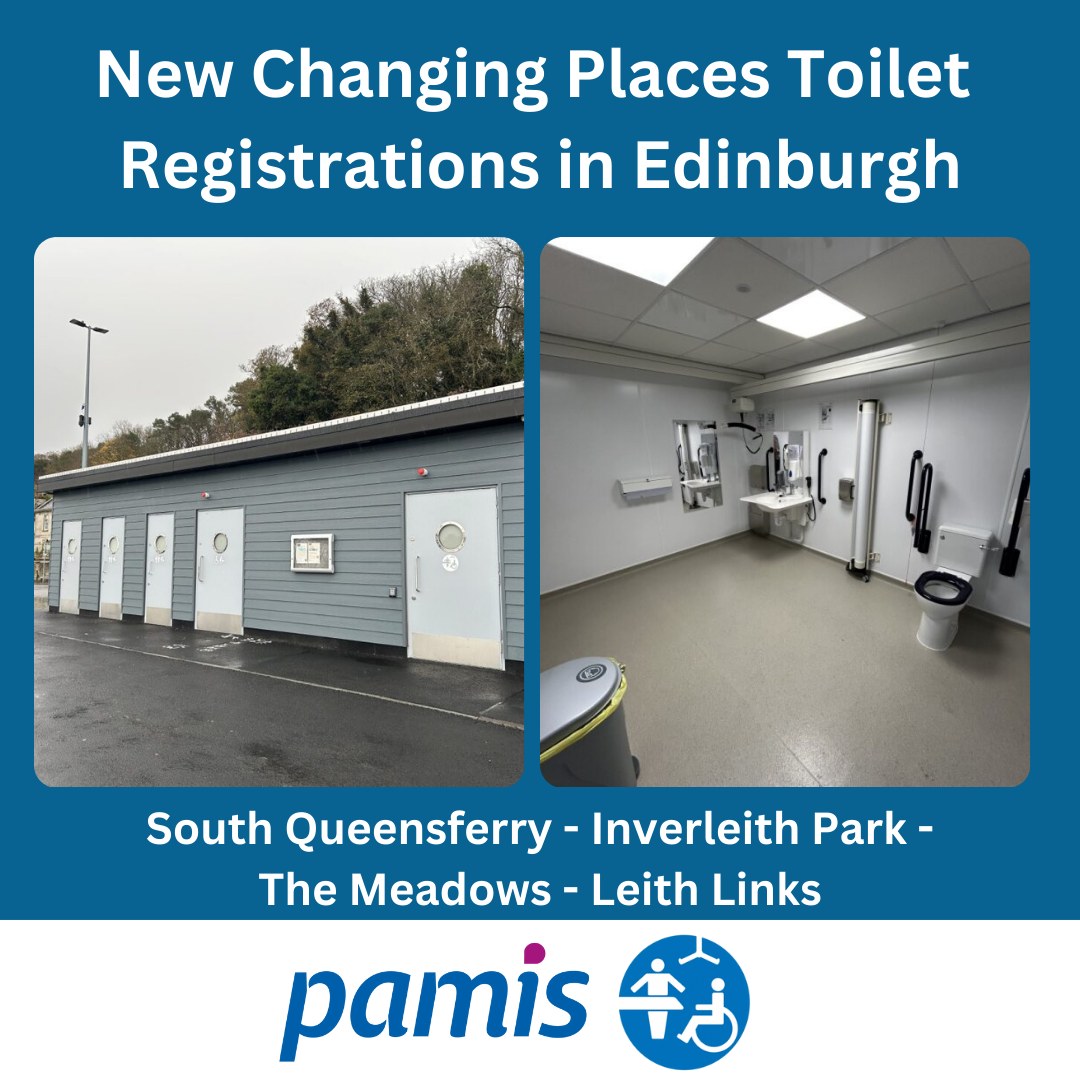 PAMIS welcomes four new public Changing Places Toilet registrations ...