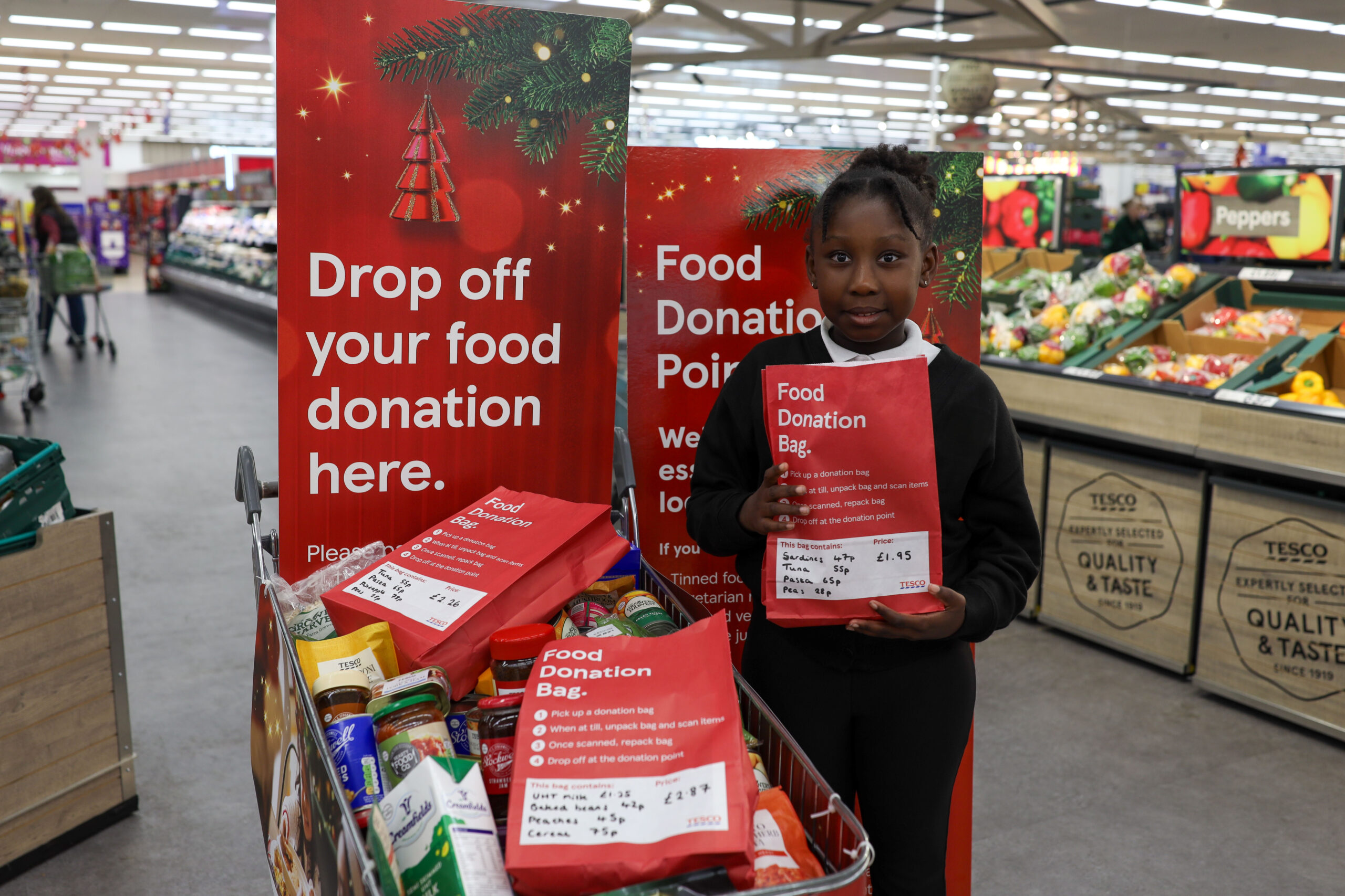 Tesco customers thanked for generous Winter Food Collection support as ...