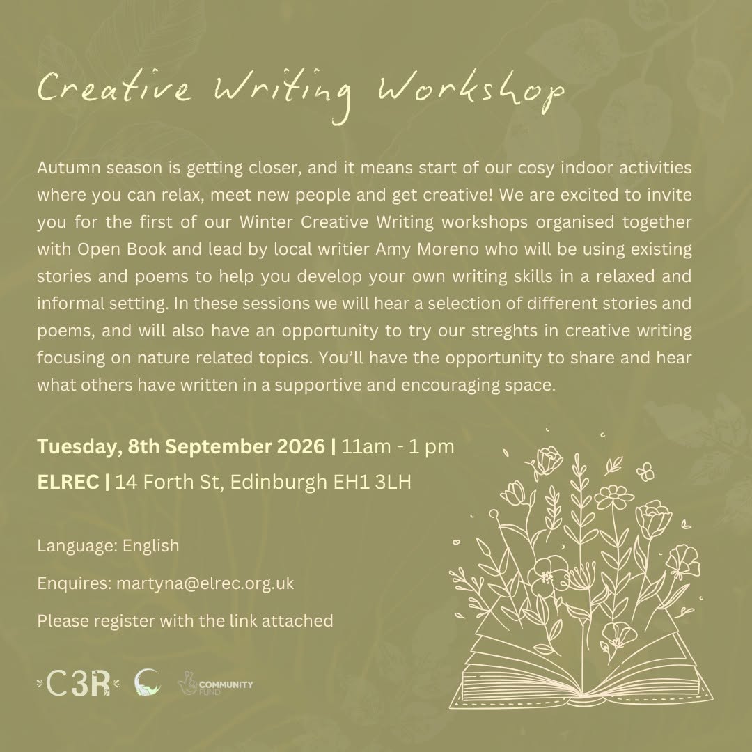 C3R: Creative Writing Workshop – The NEN – North Edinburgh News